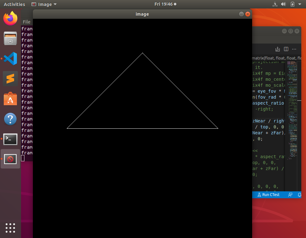 Assignment01 作业1 旋转与投影 - Mayzero的记录本